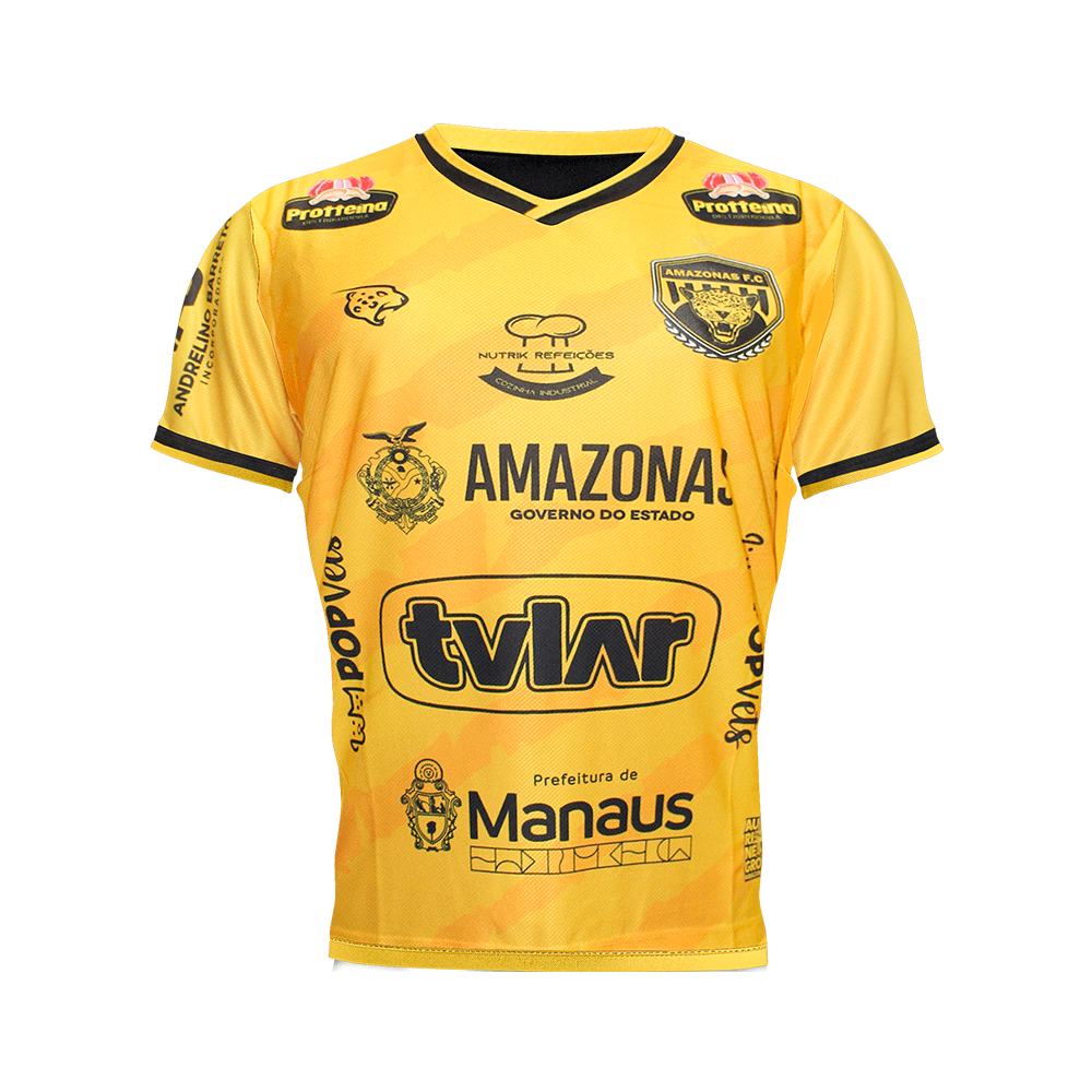 CAMISA OFICIAL MASCULINA AMAZONAS FC JOGO I – Garrincha Shirts