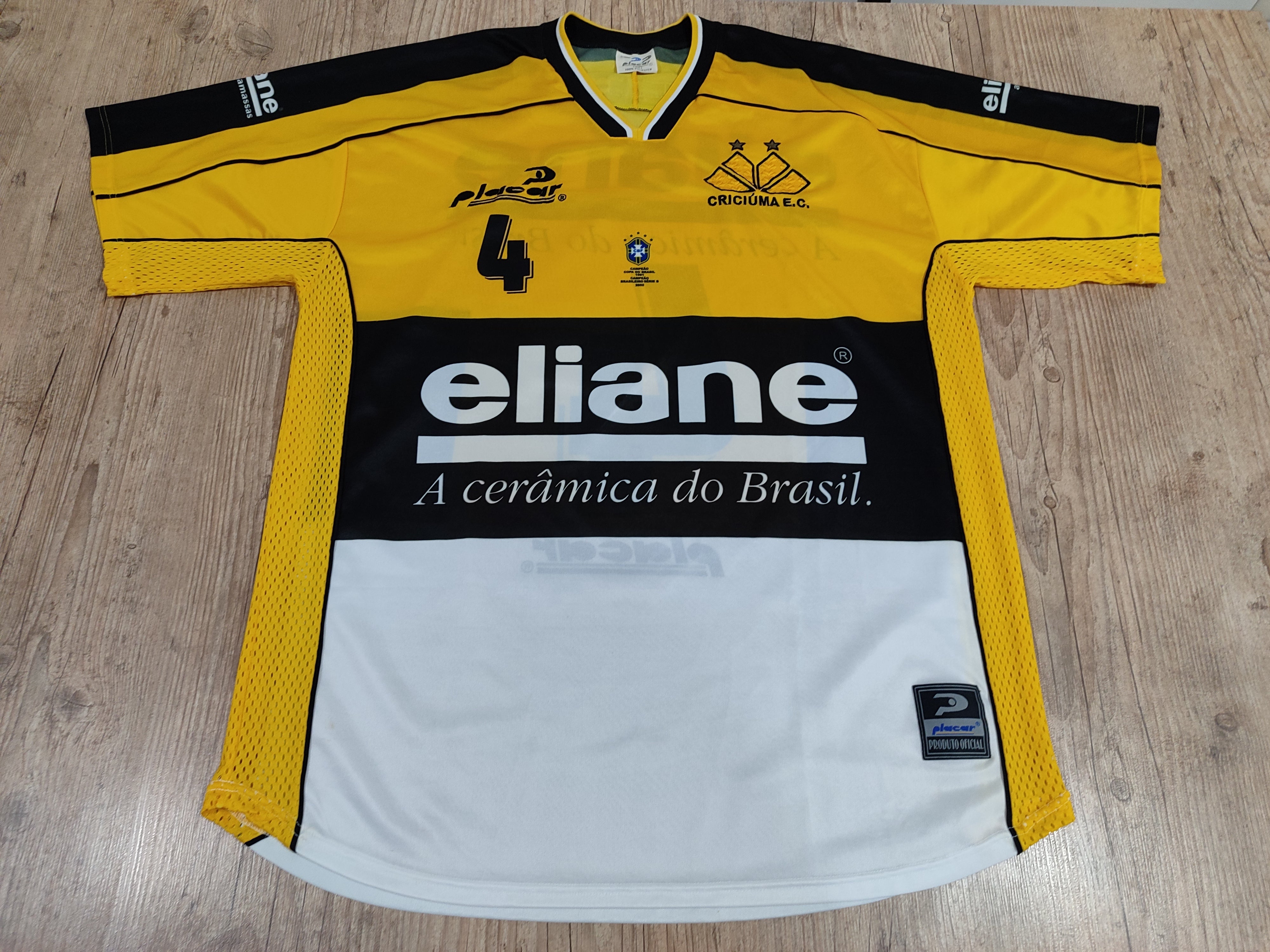 Linda Camisa De Jogo Do Criciúma - 2003 - Brasileiro Série A ...