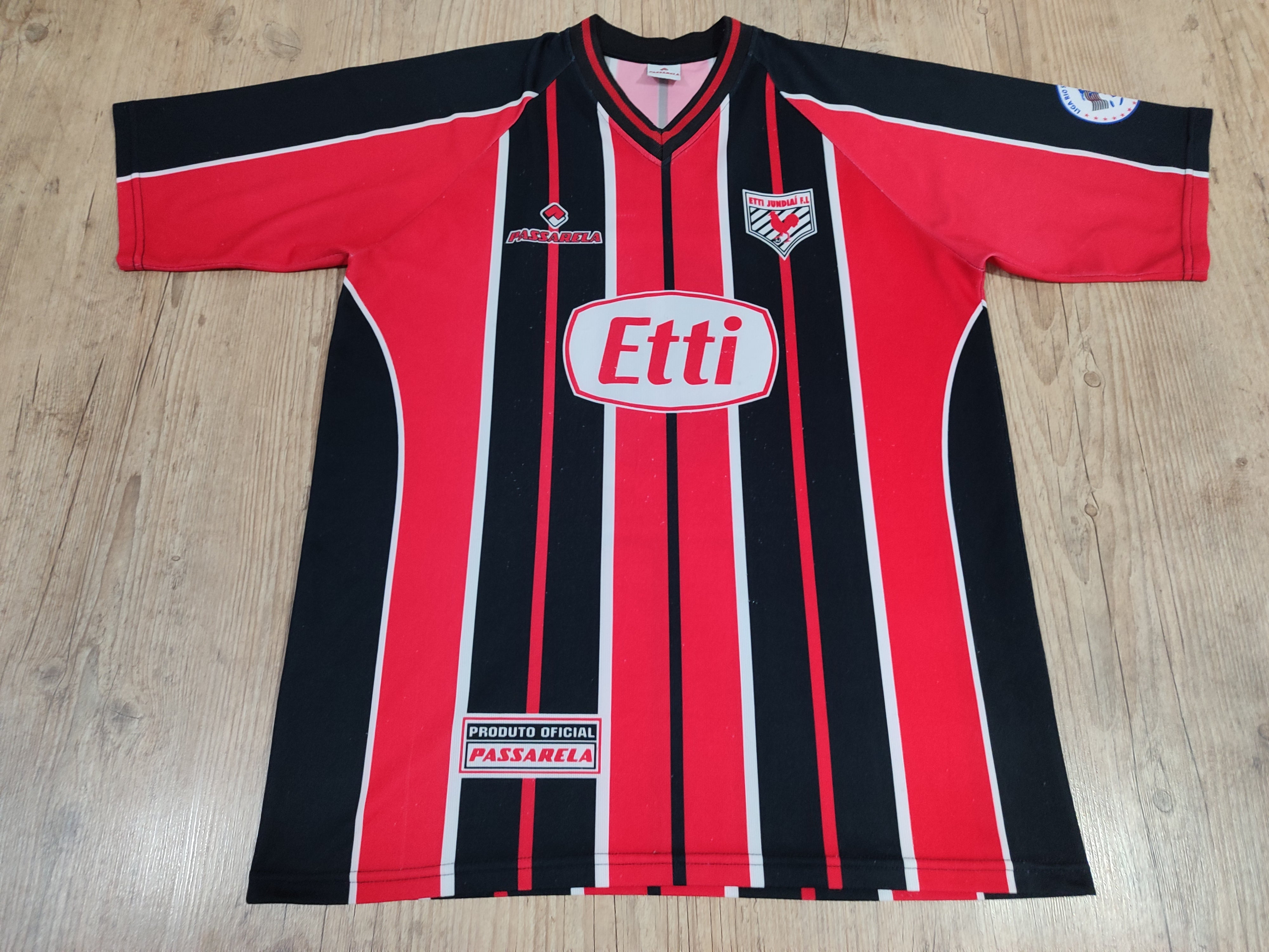 Linda e Rara Camisa Paulista Jundiaí - 2002 - De Jogo - Jean Carlos ...