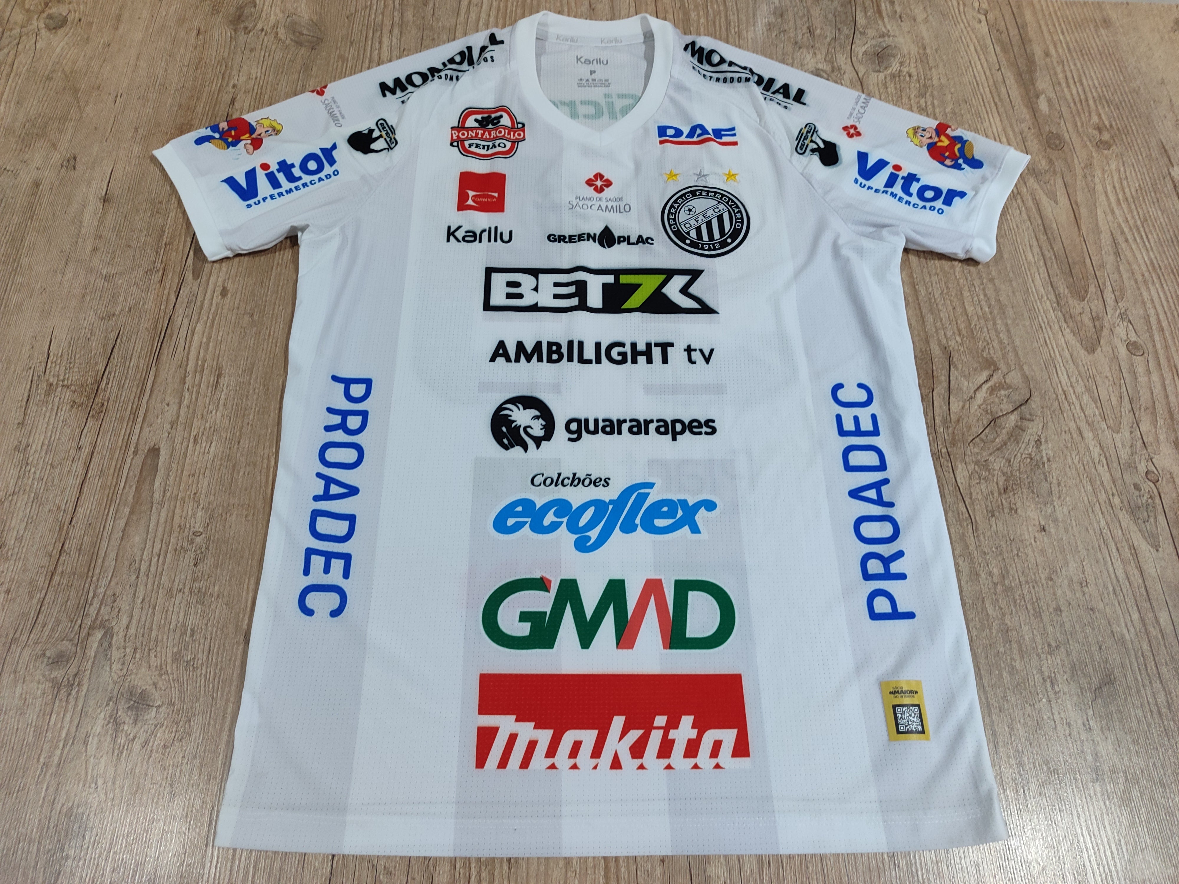 Rara Camisa Operário Ferroviário - Uniforme 2 - De Jogo 2024 ...