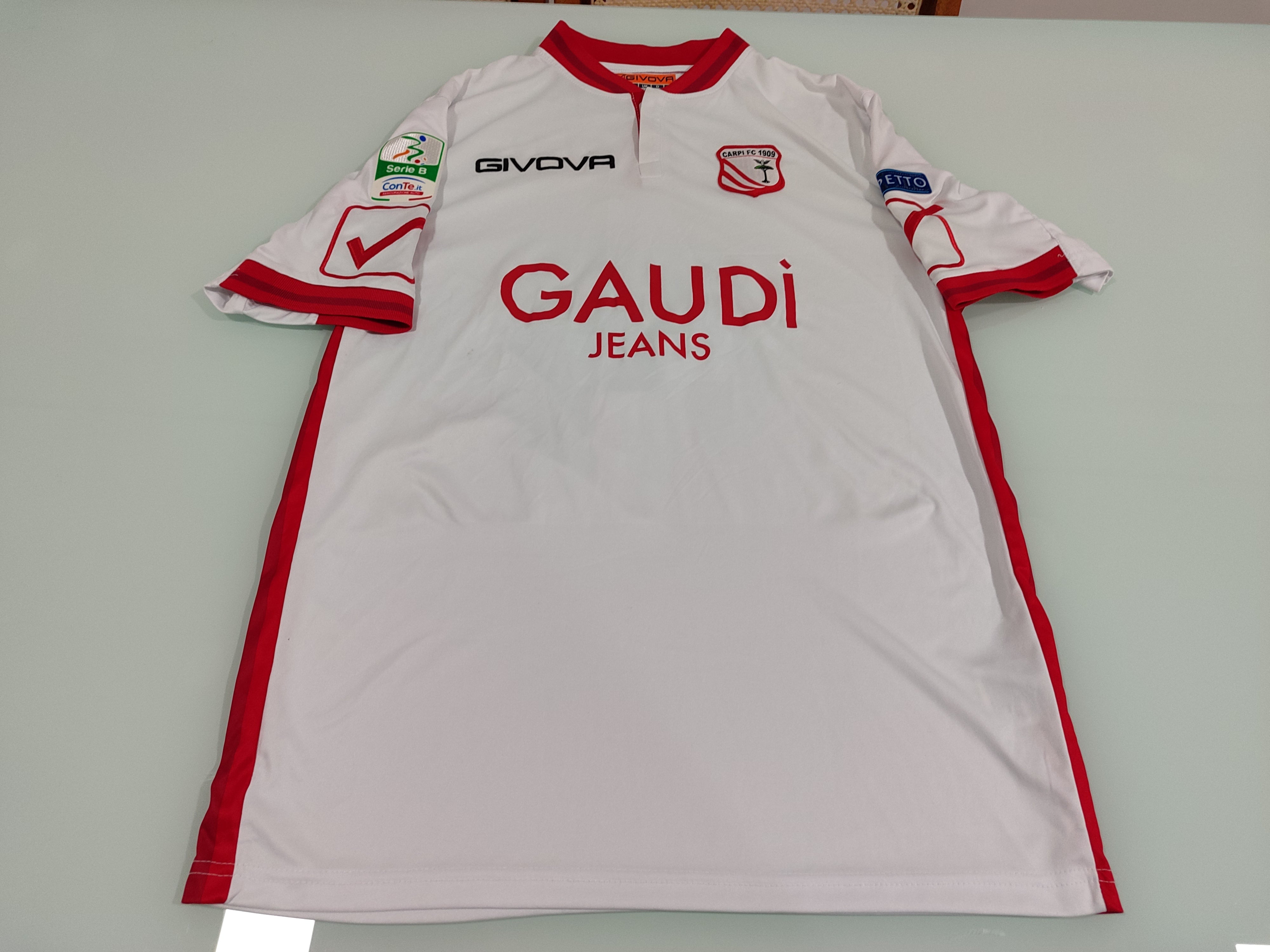 Raridade de Coleção - Camisa do Carpi - Itália - Usada em Jogo ...