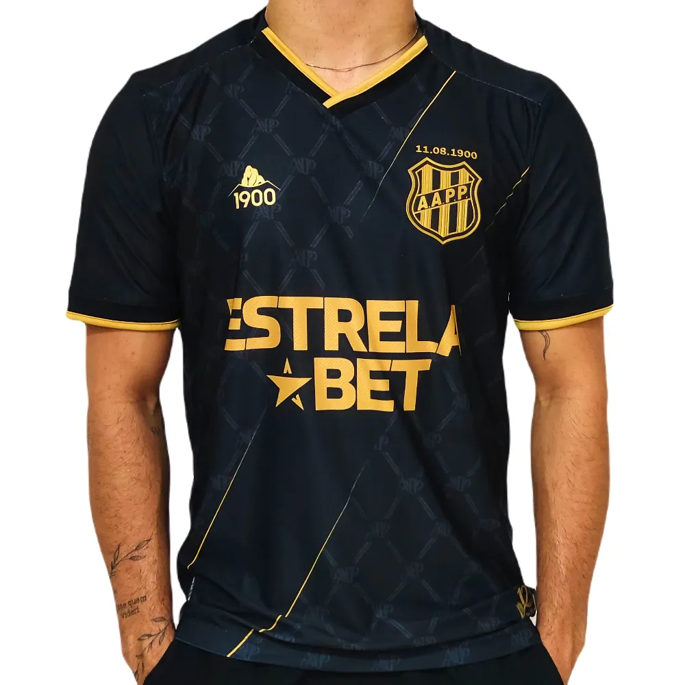 CAMISA OFICIAL MASCULINA PONTE PRETA JOGO III 23 – Garrincha Shirts